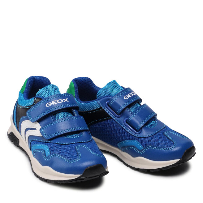 Sneakers Geox J Pavel B. A J0415A 014BU C4165 S Royal/Green | epantofi.ro
