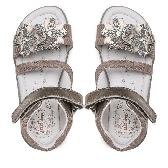 Sandały DD Step G072-317M Srebrny | eobuwie.com.pl