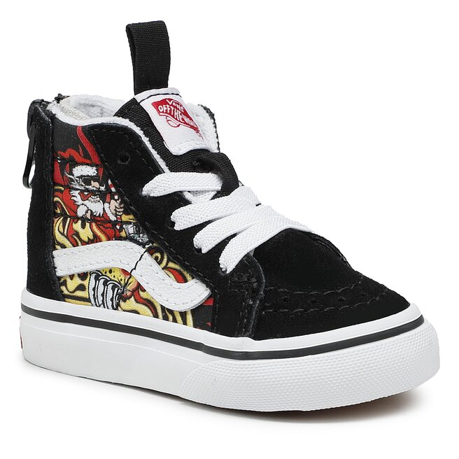 Sneakers Vans Sk8-Hi Zip VN0A4BV1BLK1 Santa Flame Black | de.eschuhe.ch