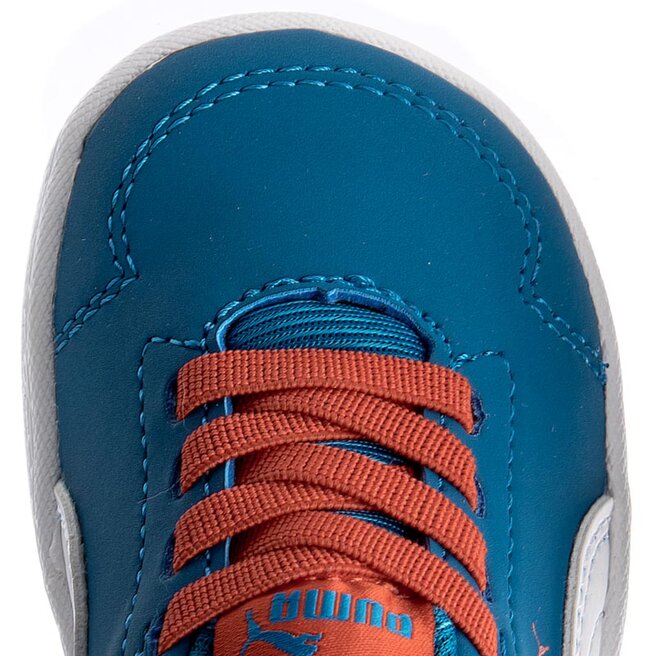 Sneakers Puma Courtflex Inf 362651 07 Mykonos Blue/Puma White | eschuhe.de