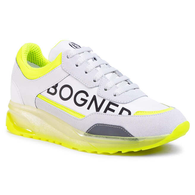 Sneakersy Bogner New York 12L 201-4952 White/Yellow 63 | eobuwie.com.pl
