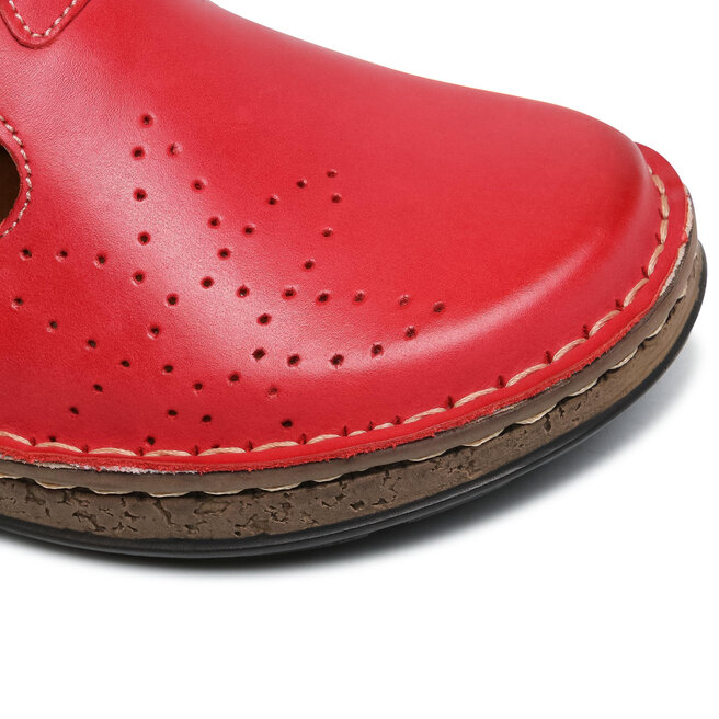 Pantoletten Waldi 0814 Czerwony | eschuhe.de