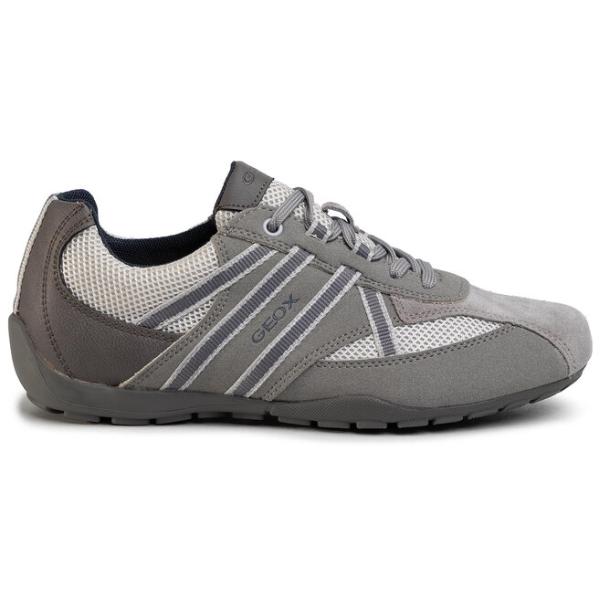Sneakersy Geox U Ravex C U023FC 0AU14 C9014 Stone/Lt Grey | eobuwie.com.pl
