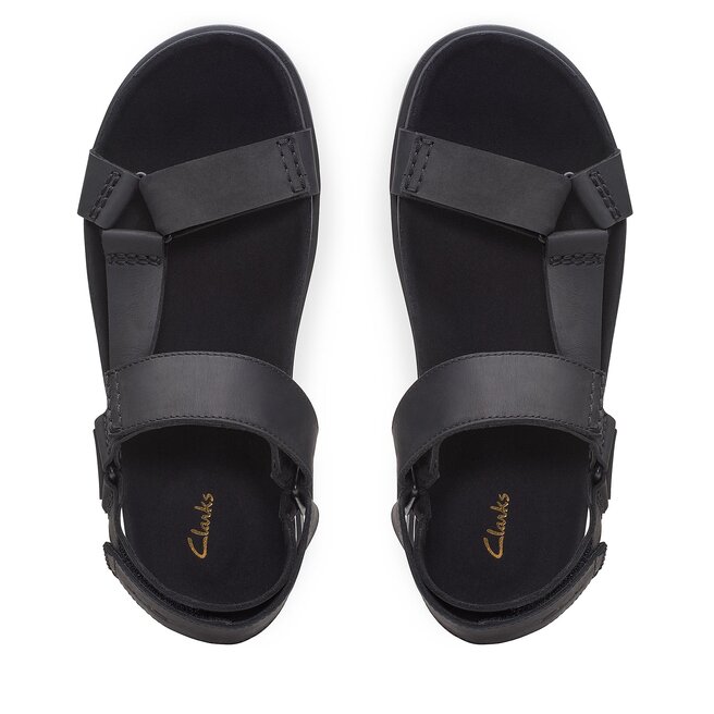 Sandalen Clarks Sunder Range 26171886 Black Leather | eschuhe.de
