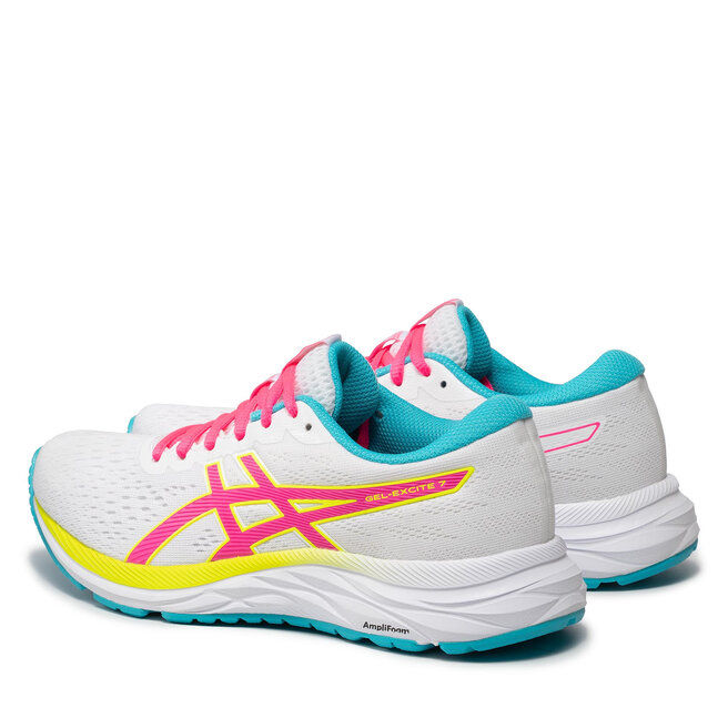 Παπούτσια Asics Gel-Excite 7 1012A562 White/Safety Yellow 100 ...