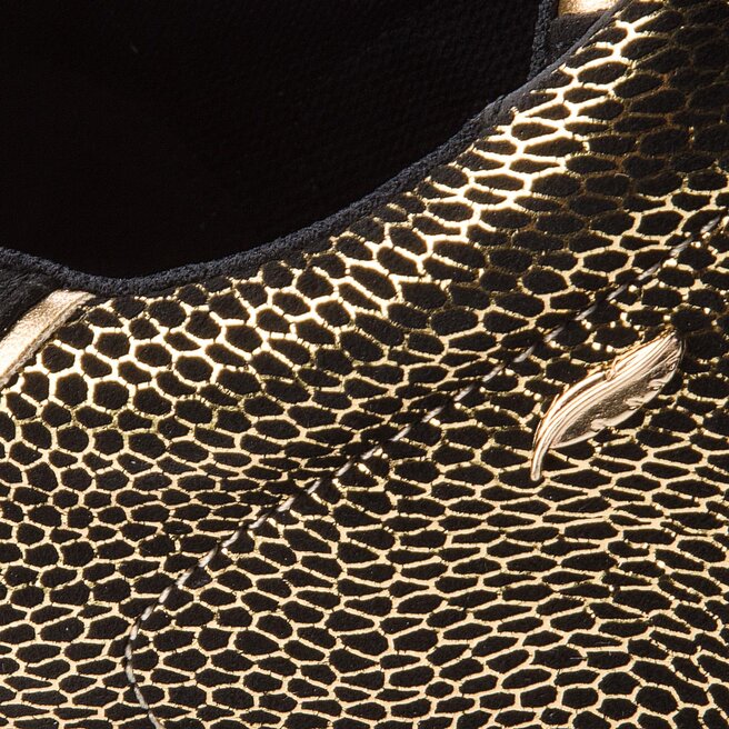 Sneakers Geox D Jaysen A D621BA 0JSAF C2E9B Dk Gold/Black | eschuhe.de