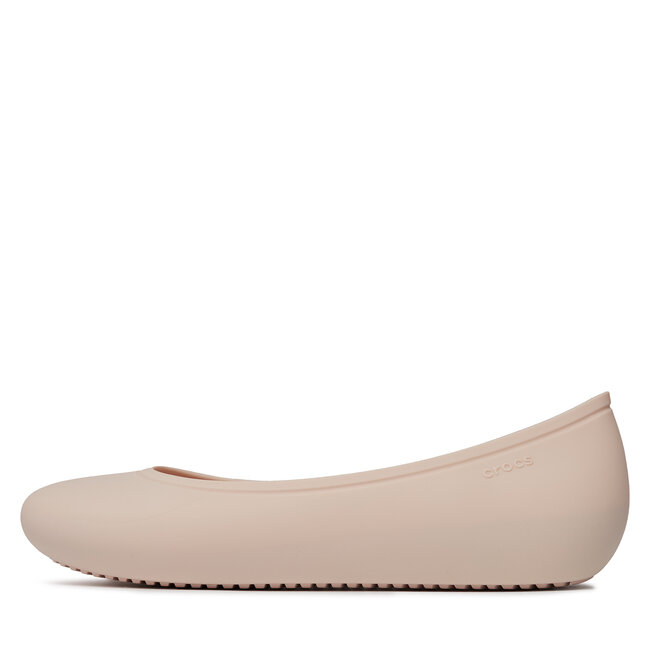 Baleriny Crocs Brooklyn Flat 209384 Biały | eobuwie.com.pl