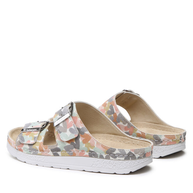 Klapki Berkemann Thelma 01919 Multi 710 | eobuwie.com.pl
