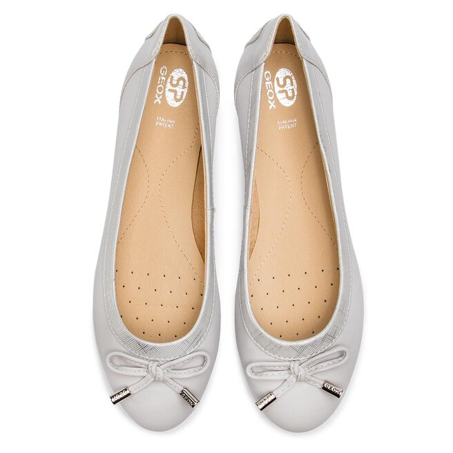 Ballerinas Geox D Charlene A D84Y7A 05404 C1010 Lt Grey | eschuhe.de