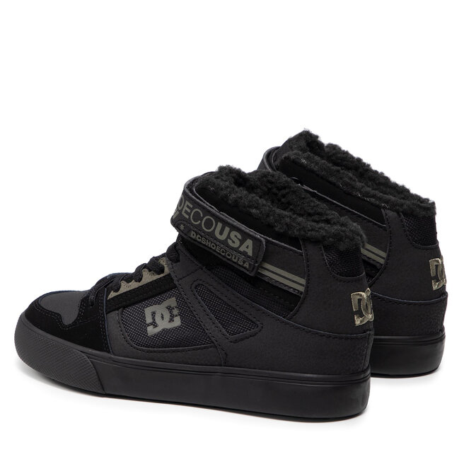 Sneakers DC Pure High-Top Wnt Ev ADBS300327 Black/Olive(BO0) | eschuhe.de
