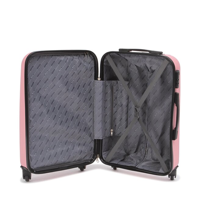 Valigia media Semi Line T5564-3 Rosa | escarpe.it