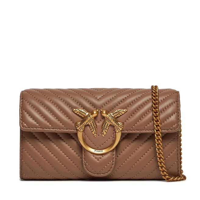 Bolso Pinko Love One Wallet C PW 24 PLTT 100062 A0GK Beige D01Q ...