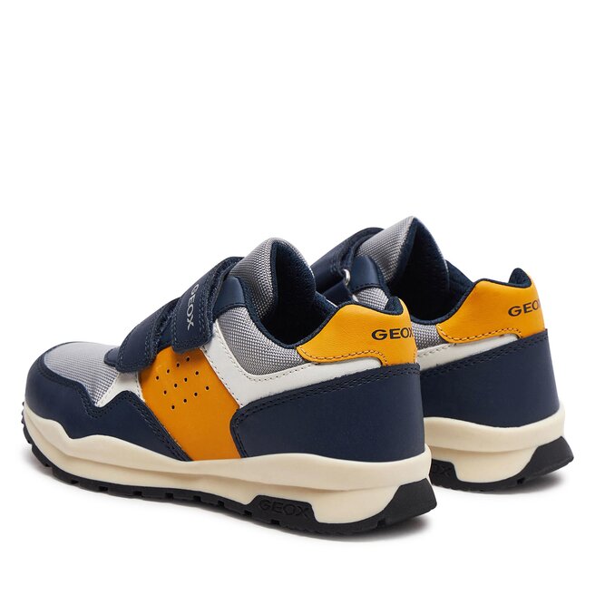 Sneakers Geox J Pavel J4515A 054FU C0916 S Navy/Ochreyellow | eschuhe.de