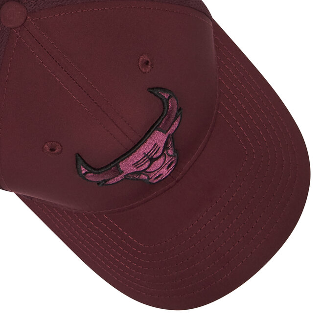 Czapka z daszkiem New Era Chicago Bulls Mesh Back Maroon 39Thirty Cap ...