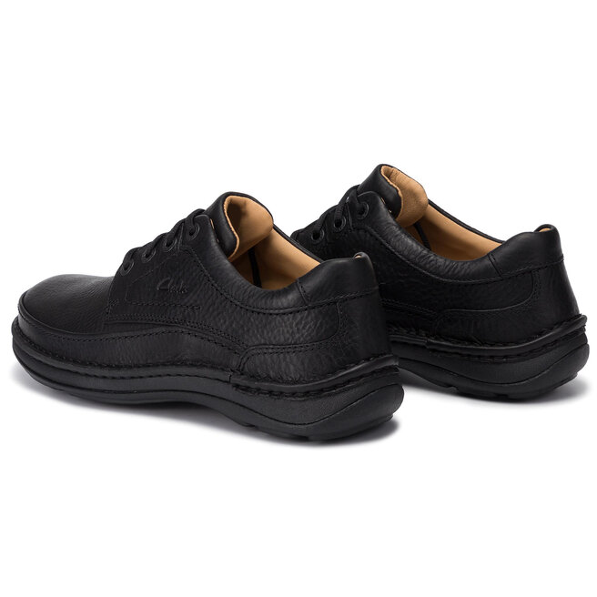 Halbschuhe Clarks Nature Three 203390087 Schwarz | eschuhe.de