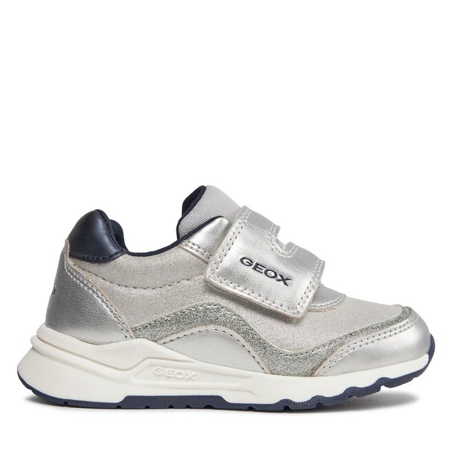 Sneakersy Geox B Pyrip Girl B364XA 0BLAJ C0668 S Srebrny | eobuwie.com.pl