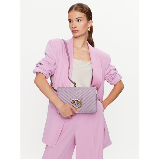 Bolso Pinko Love Click Classic 100063 A0GK Iris/Antique Gold Y13Q ...