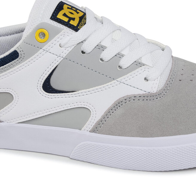 Sneakers DC Kalis Vulc ADYS300569 White/Grey/Grey | eschuhe.de