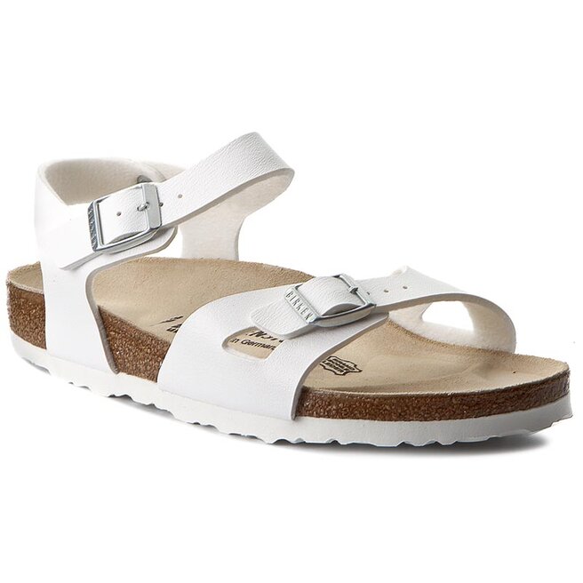 Sandały Birkenstock Rio 031733 Biały | eobuwie.com.pl
