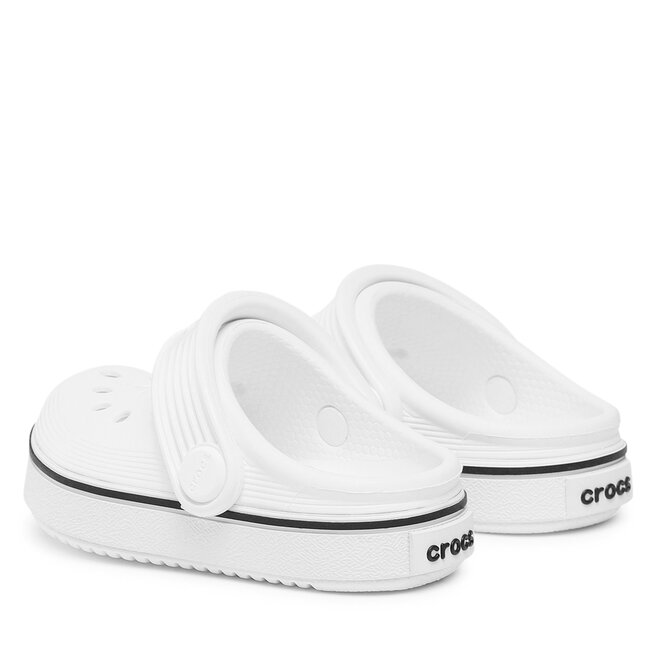 Klapki Crocs Crocs Crocband Clean Clog T 208479 Biały | eobuwie.com.pl