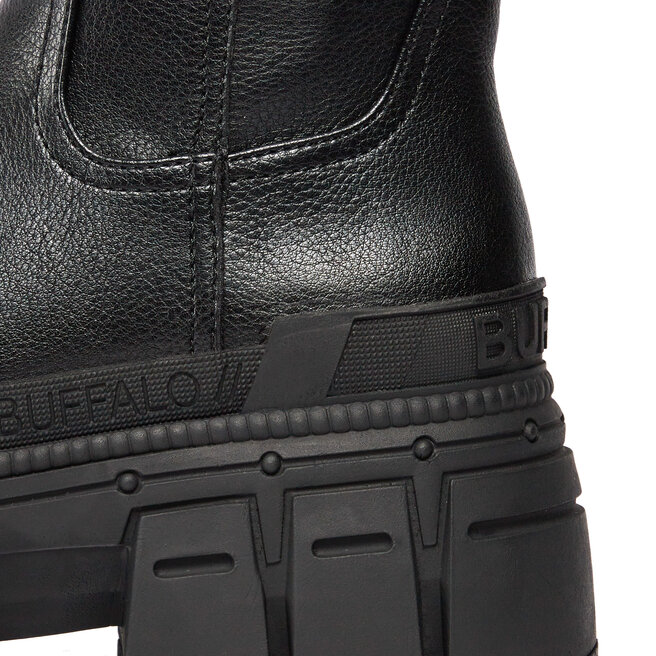 Overknees Buffalo Gospher Stretch Boot 1622354 Black | eschuhe.de