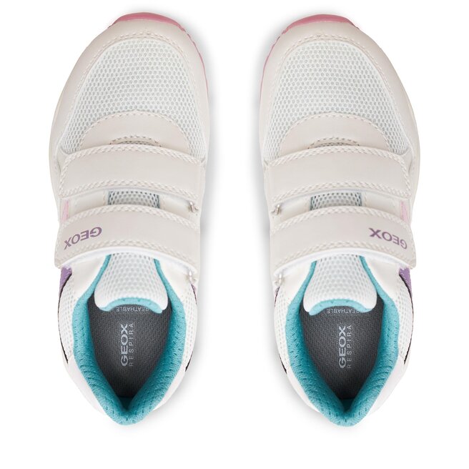 Zapatillas Geox J Pavel Girl J458CA 0BC14 C0406 S White/Pink | zapatos.es