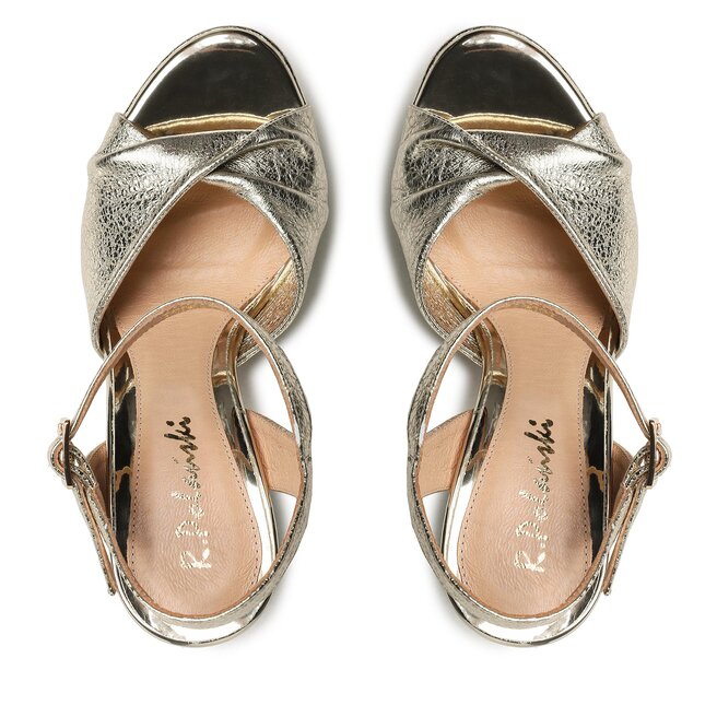 Sandale R.Polański 1668 Auriu | epantofi.ro