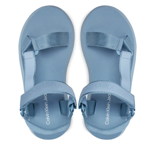 Szandál Calvin Klein Jeans Sandal Velcro Webbing Dc YW0YW01353 Kék ...