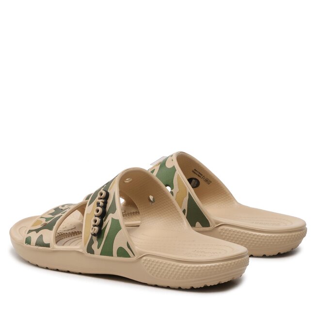 Παντόφλες Crocs Classic Croc Printed 207559 Chai/Tan | epapoutsia.gr