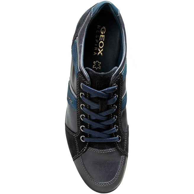 Półbuty Geox U Symbol A U52A5A 0CL22 C4002 Granatowy | eobuwie.com.pl