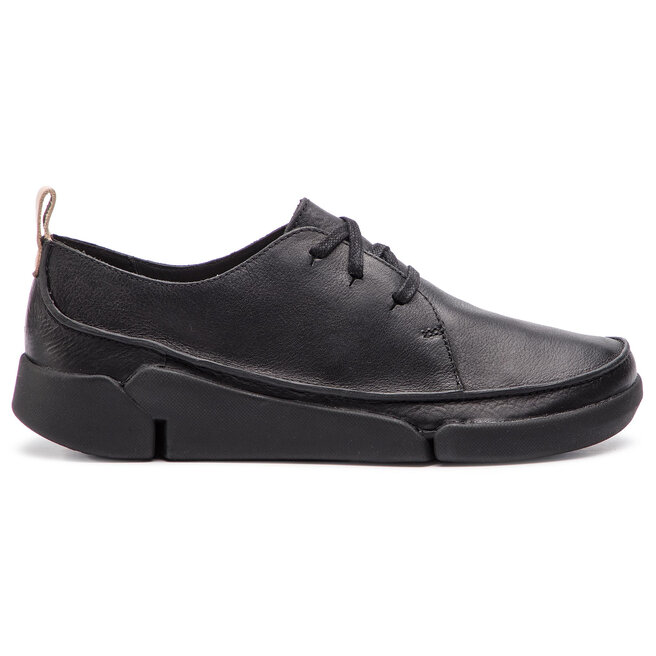 Halbschuhe Clarks Tri Clara 261352534 Black Leather | eschuhe.de