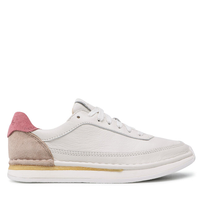 Sneakersy Clarks CraftRun Lace 261612674 Biały | eobuwie.com.pl