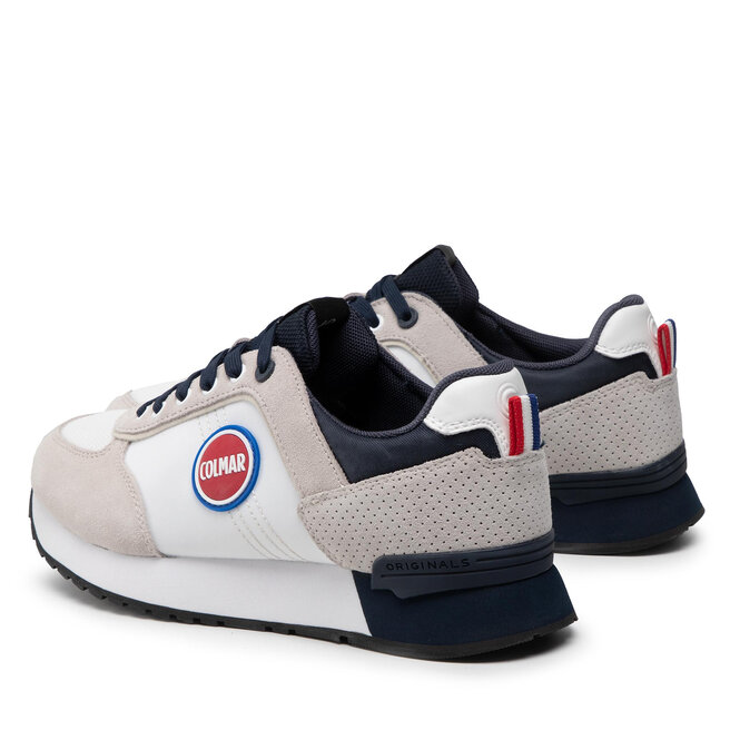 Sneakers Colmar Travis Authentic 002 White/Navy | escarpe.it