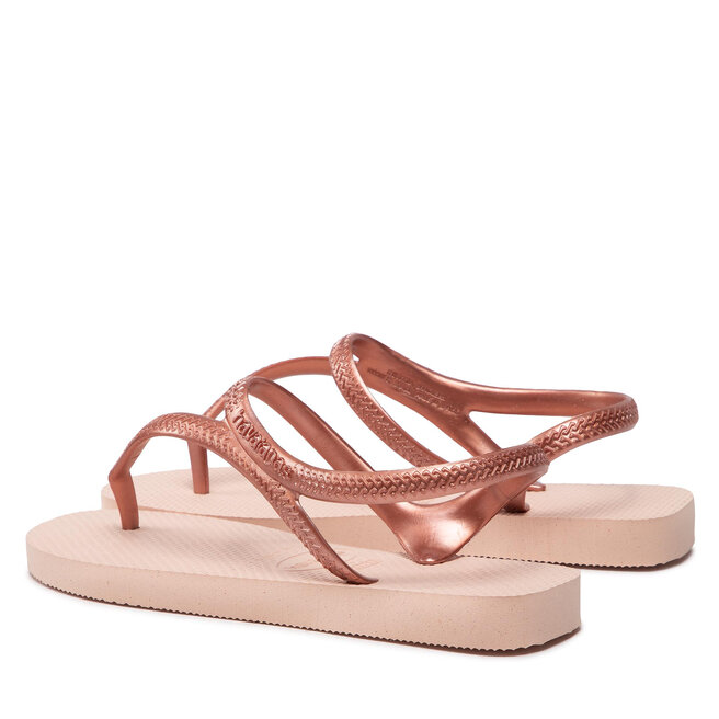 Sandały Havaianas Flash Urban 40000393606 Ballet Rose/Gold | eobuwie.com.pl