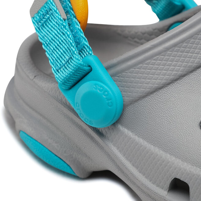 Pantoletten Crocs All Terrain Clog K 207011 Light Grey | eschuhe.de