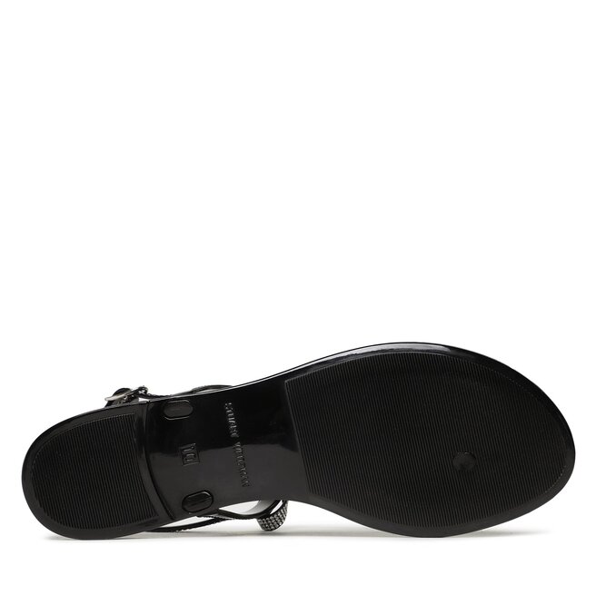 Sandalen Stuart Weitzman Sw Bow Jelly Sandal SW359 Schwarz | eschuhe.de