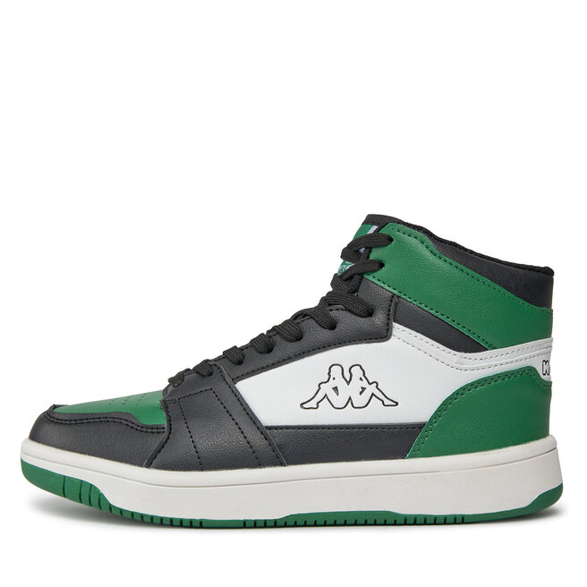 Sneakersy Kappa 361G12W Green Md/Black/White A07 | eobuwie.com.pl