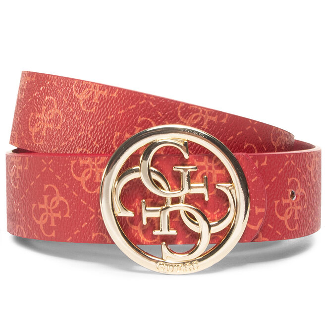 Pasek Damski Guess Jensen Belts BW7411 VIN35 Czerwony | eobuwie.com.pl