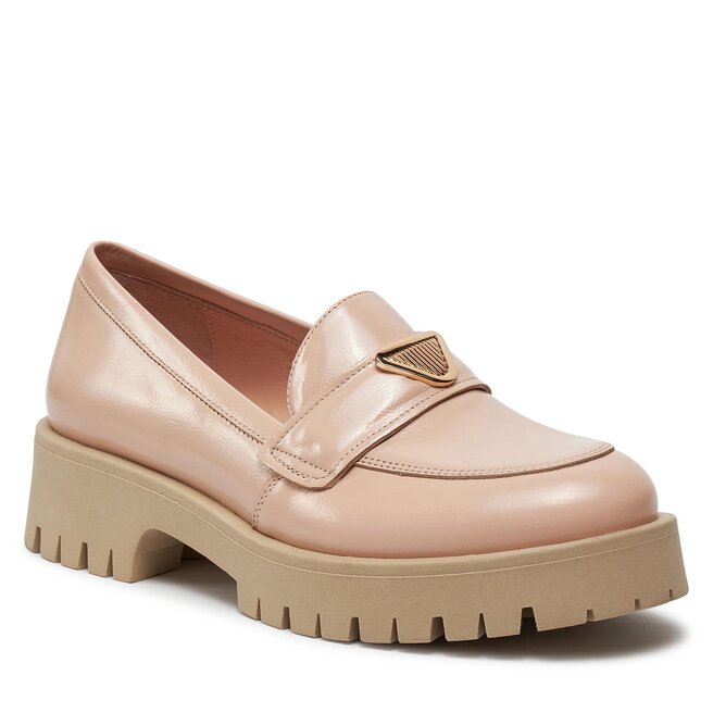 Loafersy R.Polański 1679 Różowy | eobuwie.com.pl
