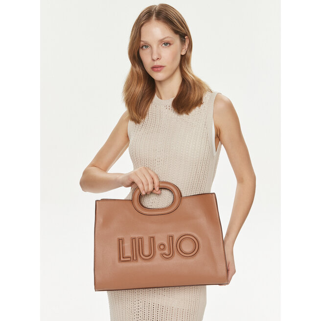 Torebka Liu Jo Ecs L Tote AA4122 E0033 Brązowy | eobuwie.com.pl