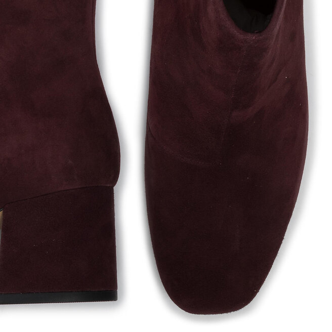 Stiefeletten Clarks Sheer Flora 261440734 Burgundy Suede | eschuhe.de