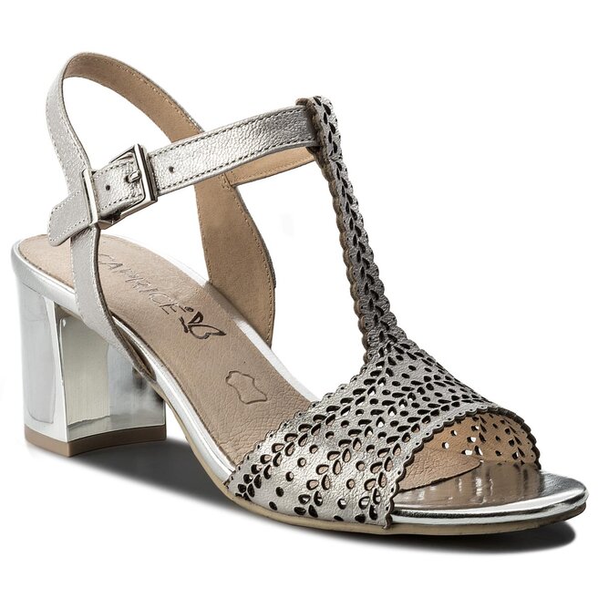 Sandalen Caprice 9-28301-20 Silver Metal 920 | eschuhe.de