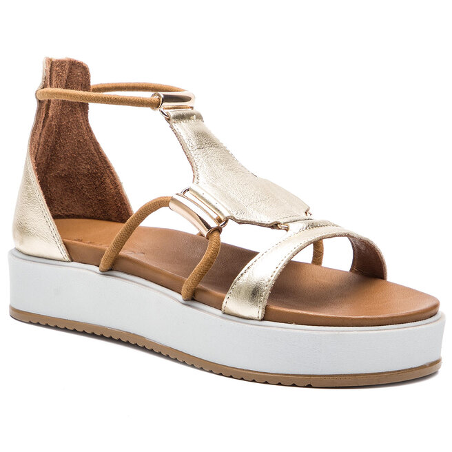 Sandały Inuovo 112030 Gold | eobuwie.com.pl
