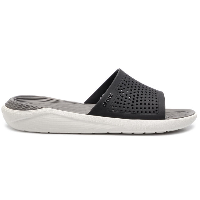 Παντόφλες Crocs Literide Slide 205183 Black/Smoke | epapoutsia.gr