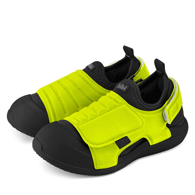 Sneakers Bibi Multiway 1183016 Yellow Fluor/Black | epantofi.ro