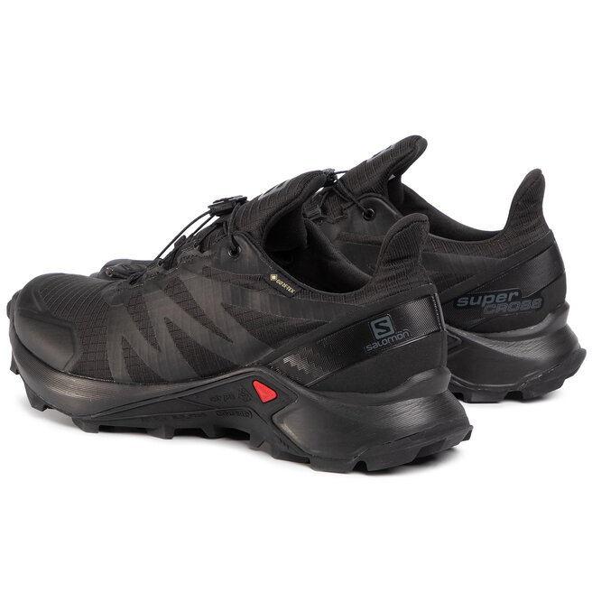 Trekkingi Salomon Supercross Gtx W GORE-TEX 408092 Czarny | eobuwie.com.pl