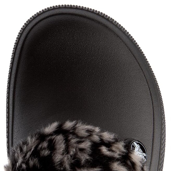 Hausschuhe Crocs Classic Blitzen III Animal 204566 Black/Tumbleweed ...