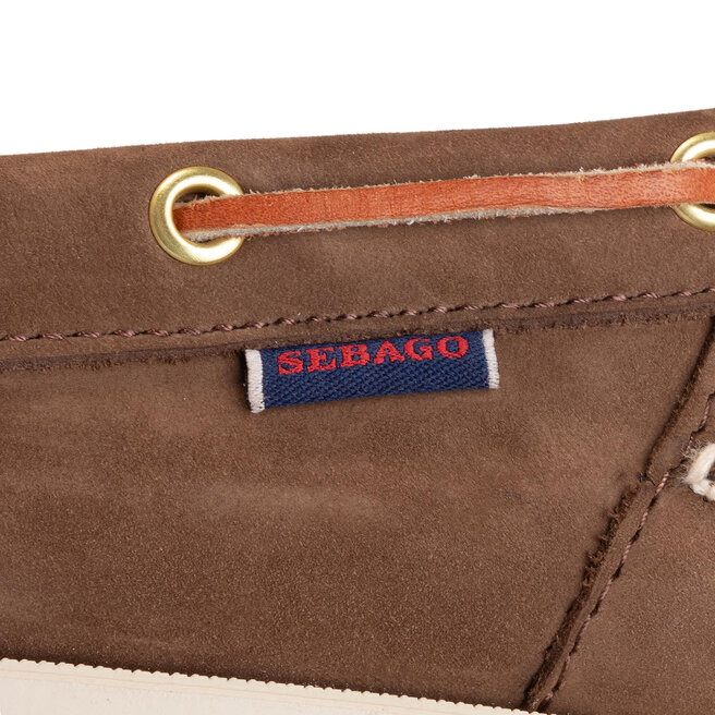 Μοκασίνια Sebago Docksides Portland Nubuck 7000GA0 Dk Brown 901 ...