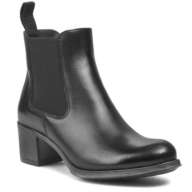 Kotníková obuv s elastickým prvkem But-s W201-K27-0P0 Černá | eobuv.cz