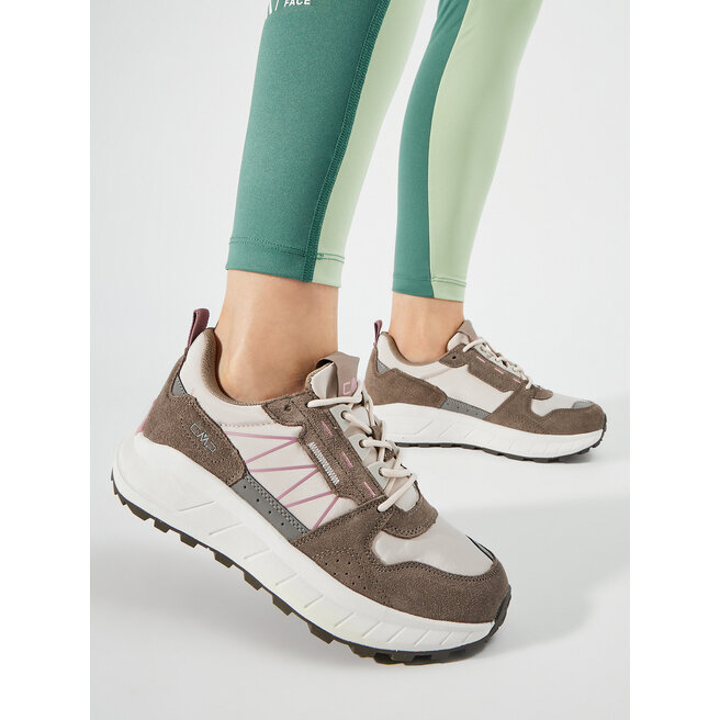Sneakersy CMP Tykal Wmn Lifestyle 3Q89436 Beżowy | eobuwie.com.pl